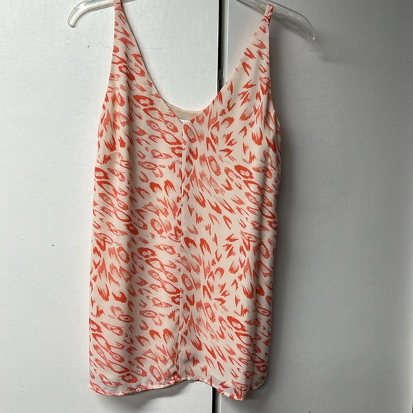 CAbi | Tops | Cabi Brand Flirty Cami Cream And Salmon Orange Lingerie ...